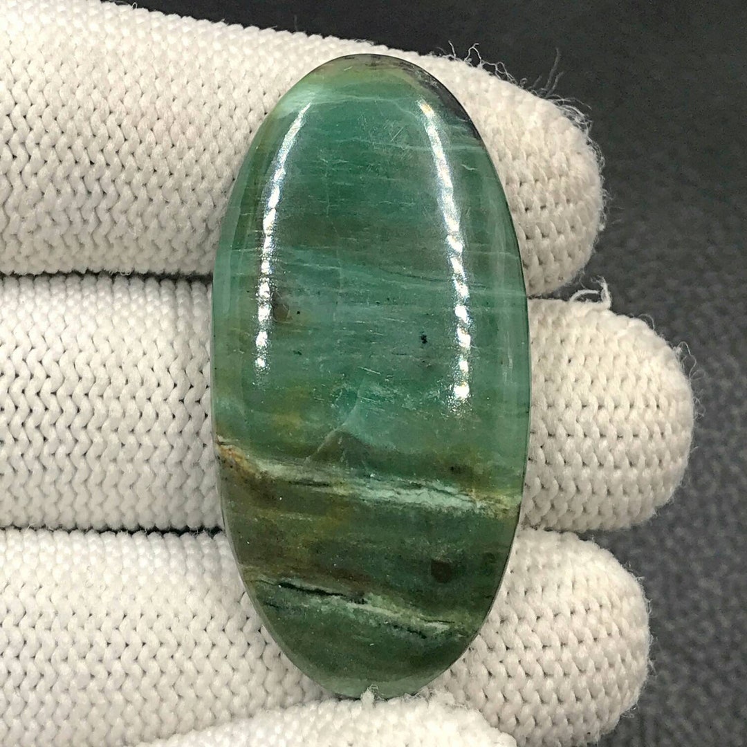 Gary Green Jasper Cabochon...larsonite Cabochon...oval Cabochon ...