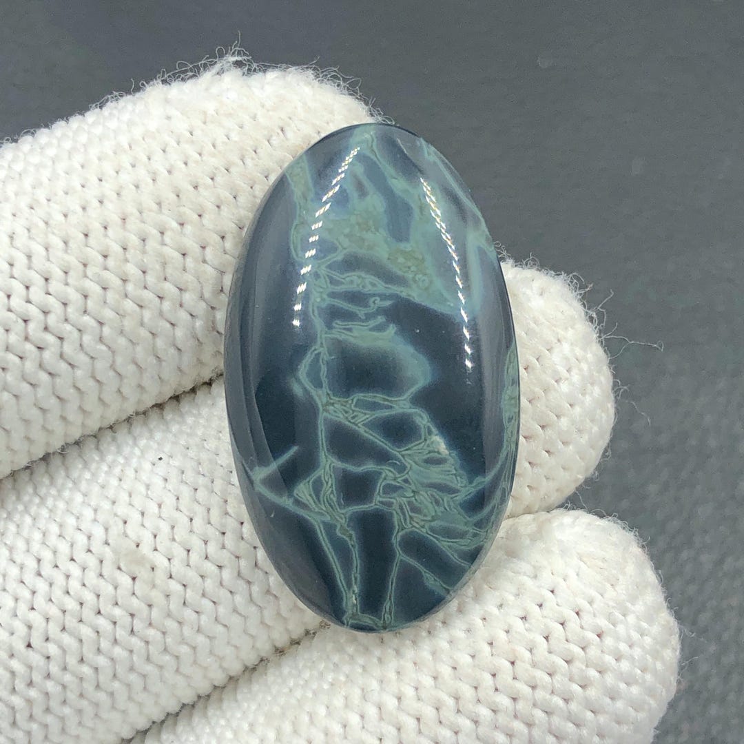 Spiderweb Obsidian Cabochon...spider Web Obsidian Cabochon...oval ...