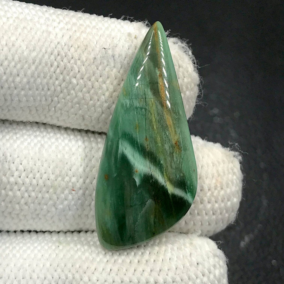 Gary Green Jasper Cabochon...larsonite Cabochon...freeform - Etsy