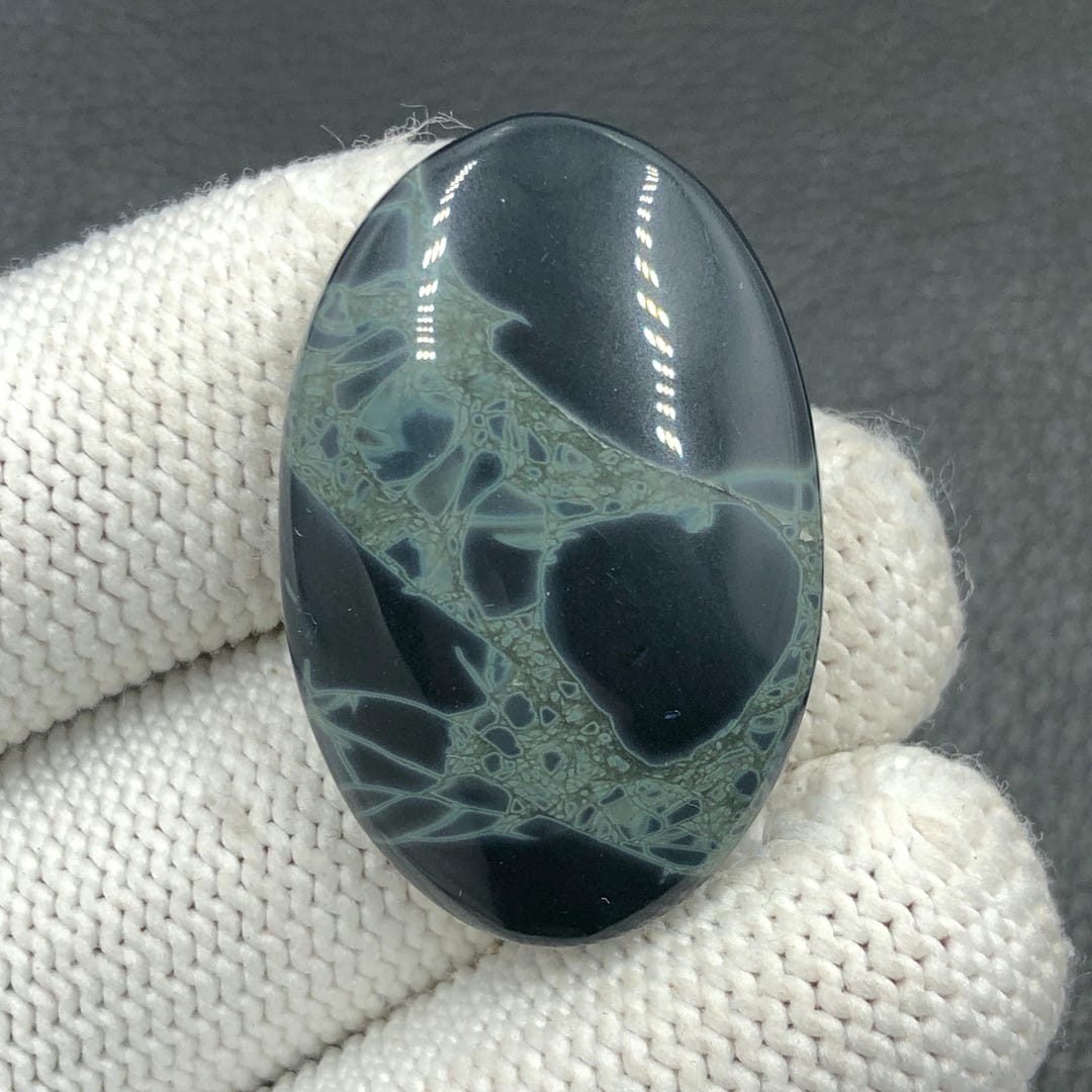 Spiderweb Obsidian Cabochon...spider Web Obsidian Cabochon...oval ...