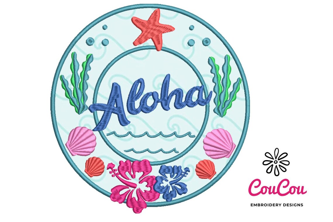 Aloha Applique - Machine Embroidery Design, Embroidery Patterns ...