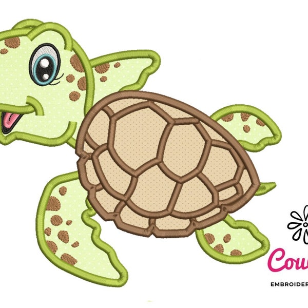 Turtle Applique Patterns - Etsy