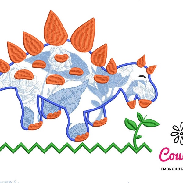 Dinosaur Applique - Etsy