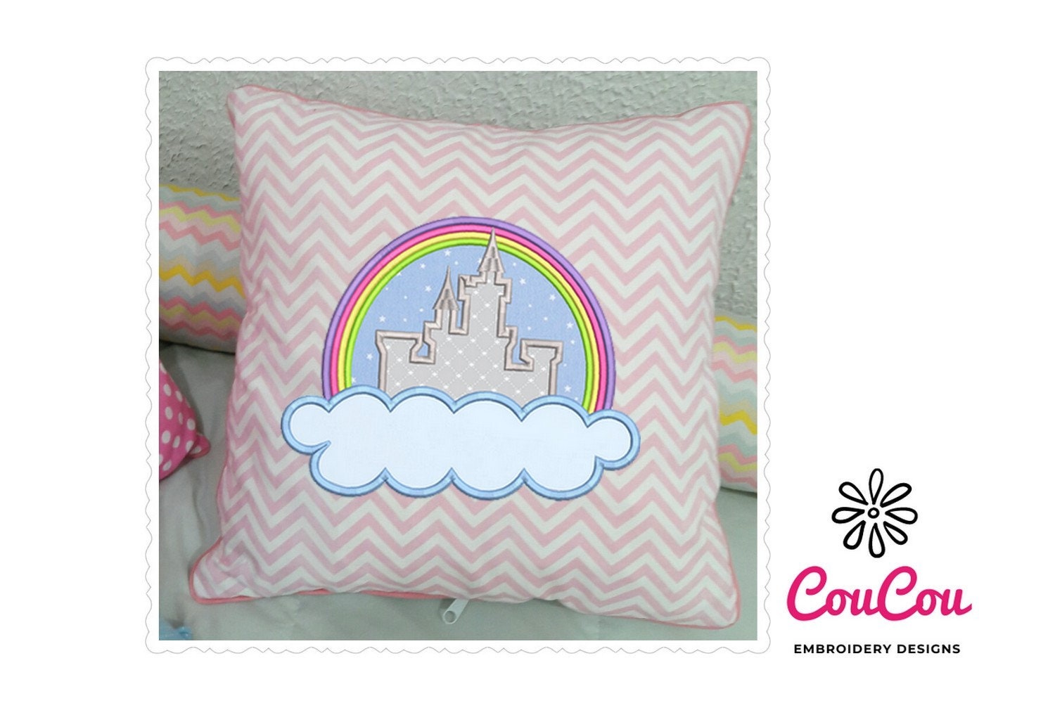 Magic Castle Applique - Machine Embroidery Design, Embroidery Patterns ...
