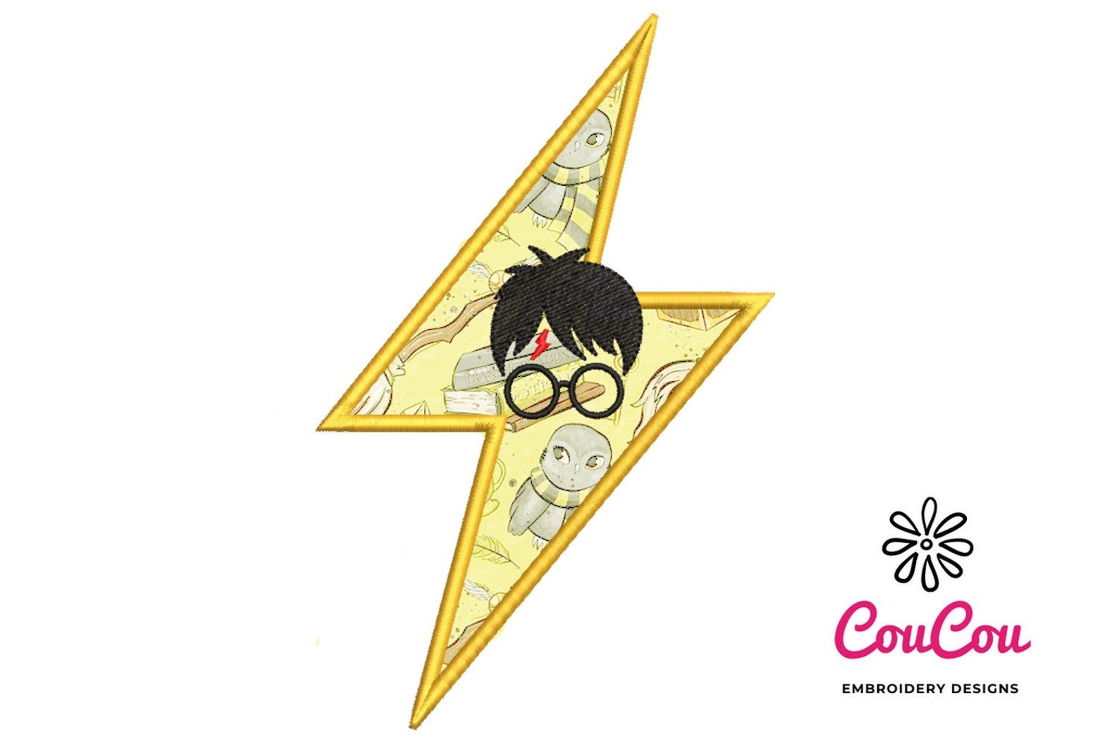 Harry Potter Applique Machine Embroidery Design Embroidery - Etsy