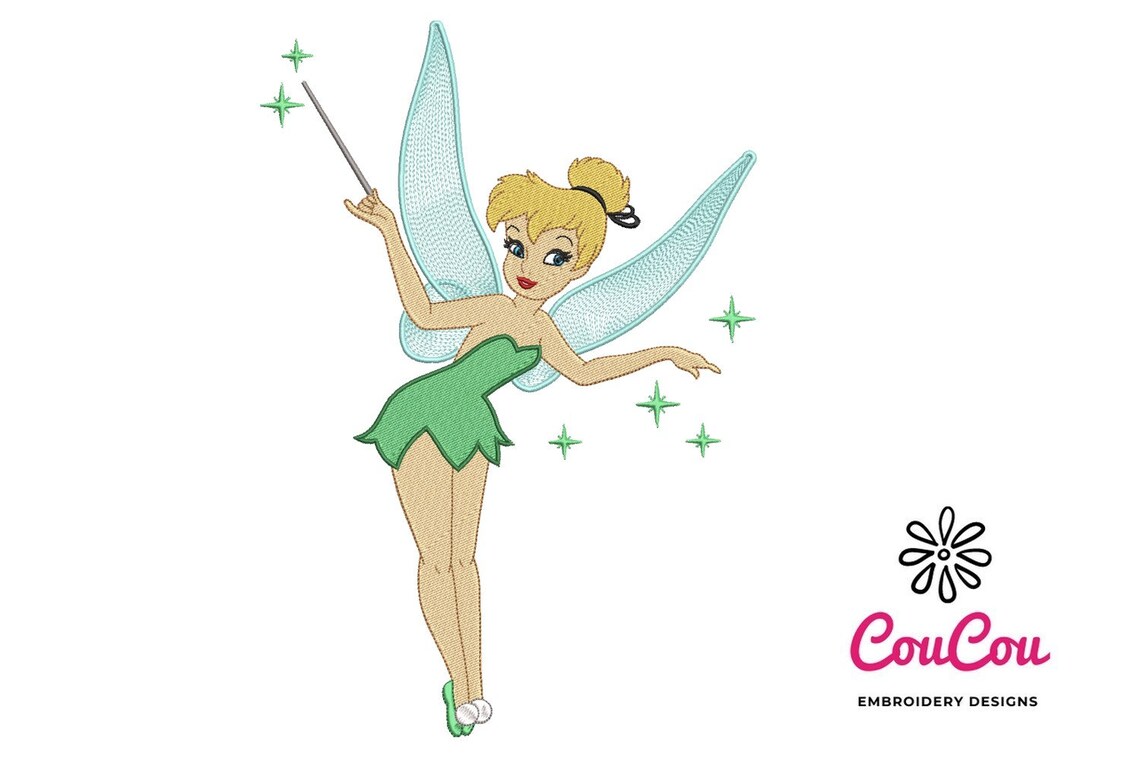 Tinker Bell Embroidery Machine Embroidery Design Embroidery - Etsy