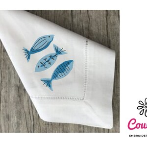 Blue Fish Embroidery - Machine Embroidery Design, Embroidery Patterns ...