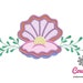 Shells With Pearl Applique Machine Embroidery Design, Embroidery ...