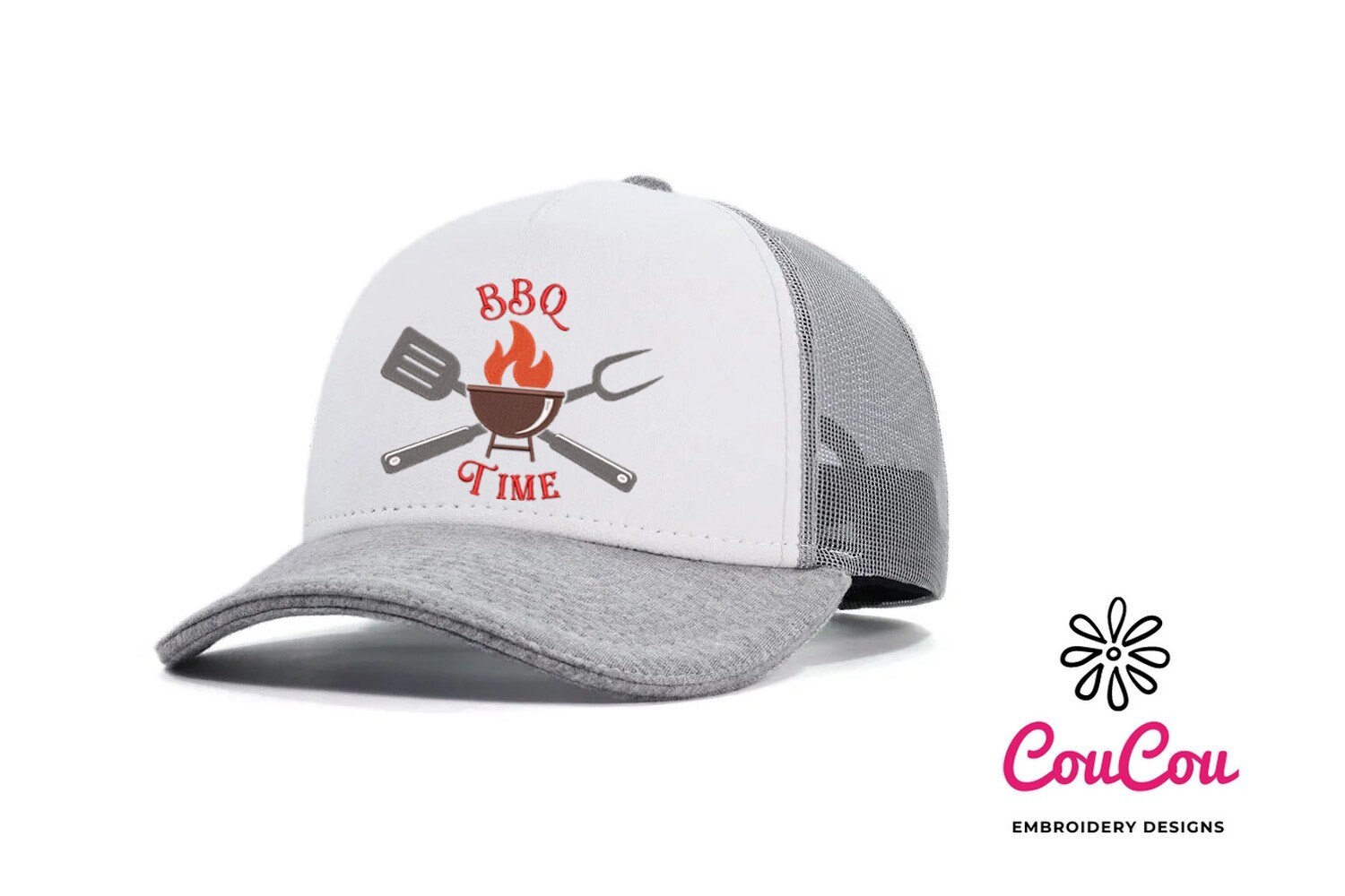 Barbecue Time Embroidery - Machine Embroidery Design, Embroidery ...