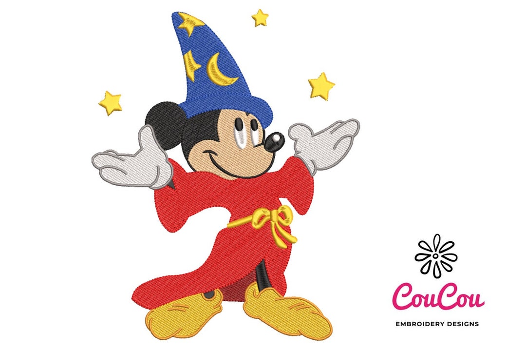 Fantasy Mickey Embroidery - Machine Embroidery Design, Embroidery ...