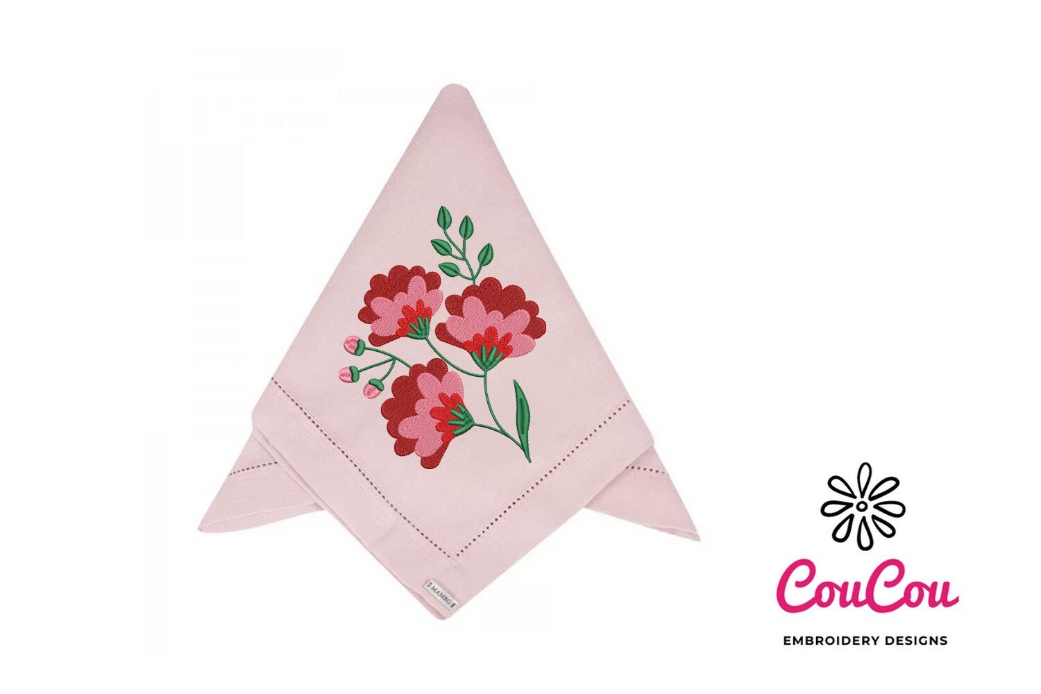 Cute Carnations Flower Embroidery Machine Embroidery Design - Etsy