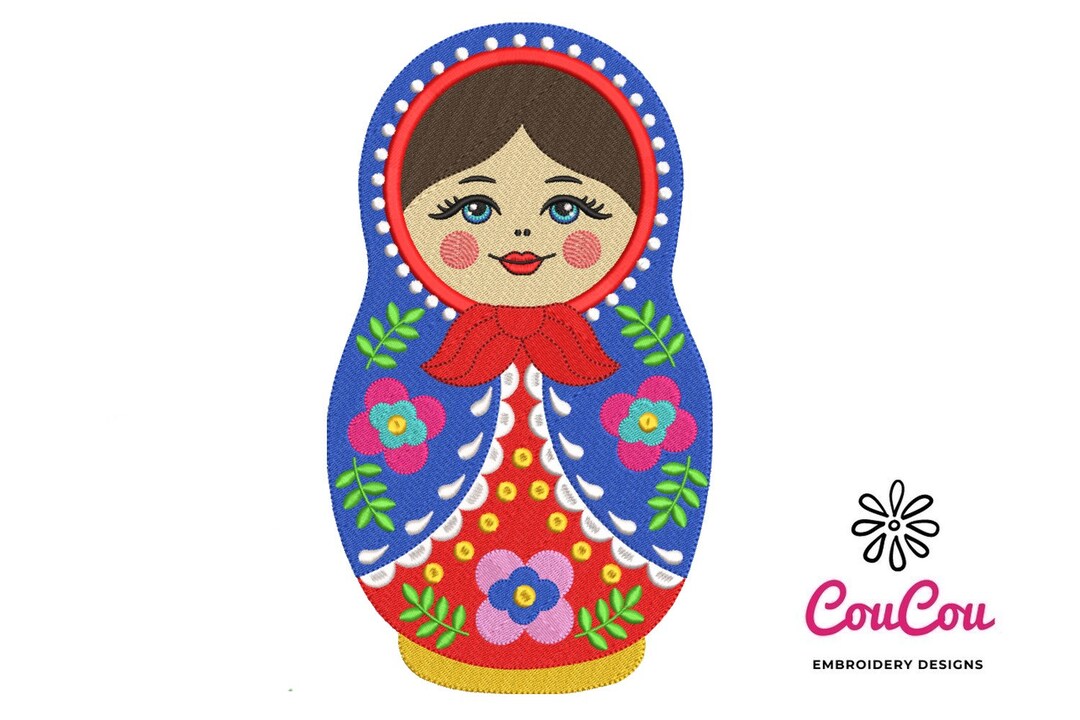 Matrioshka Embroidery Machine Embroidery Design, Embroidery Patterns ...