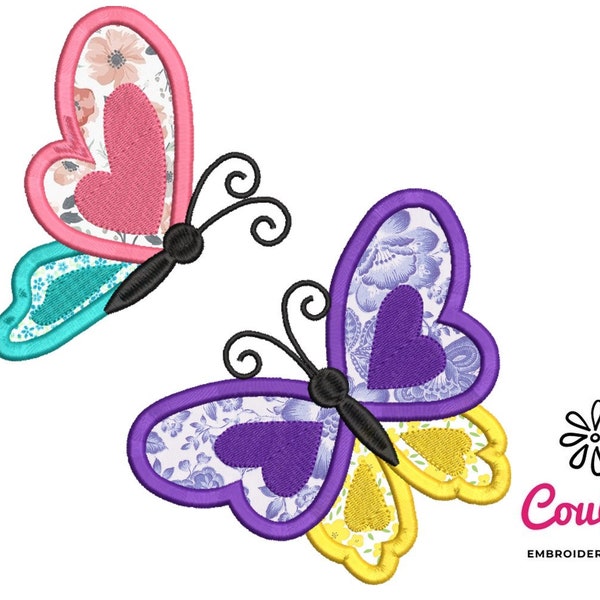 Butterfly Embroidery - Etsy