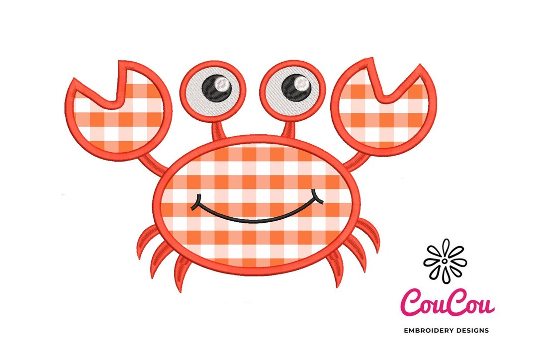 Crab Applique - Machine Embroidery Design, Embroidery Patterns ...
