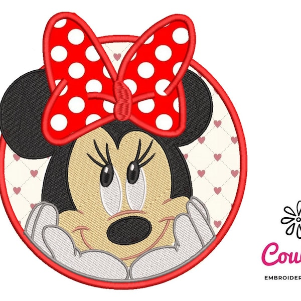 Minnie Mouse Embroidery Design - Etsy