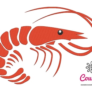 Shrimp Embroidery - Machine Embroidery Design, Embroidery Patterns ...