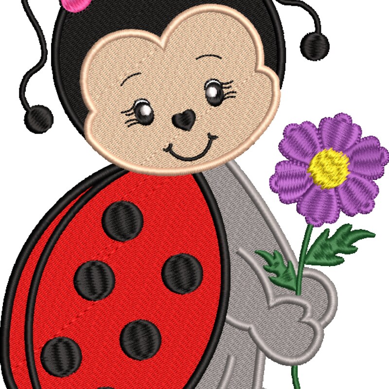 Lady Bug Applique - Etsy