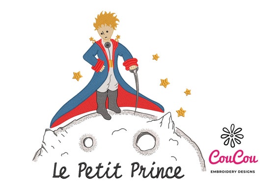The Little Prince Embroidery Machine Embroidery Design | Etsy