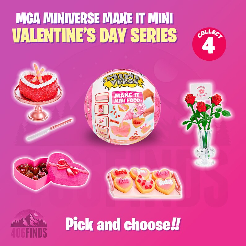MGA Miniverse Make It Mini VALENTINE'S DAY Series Craft Kits You Pick ...