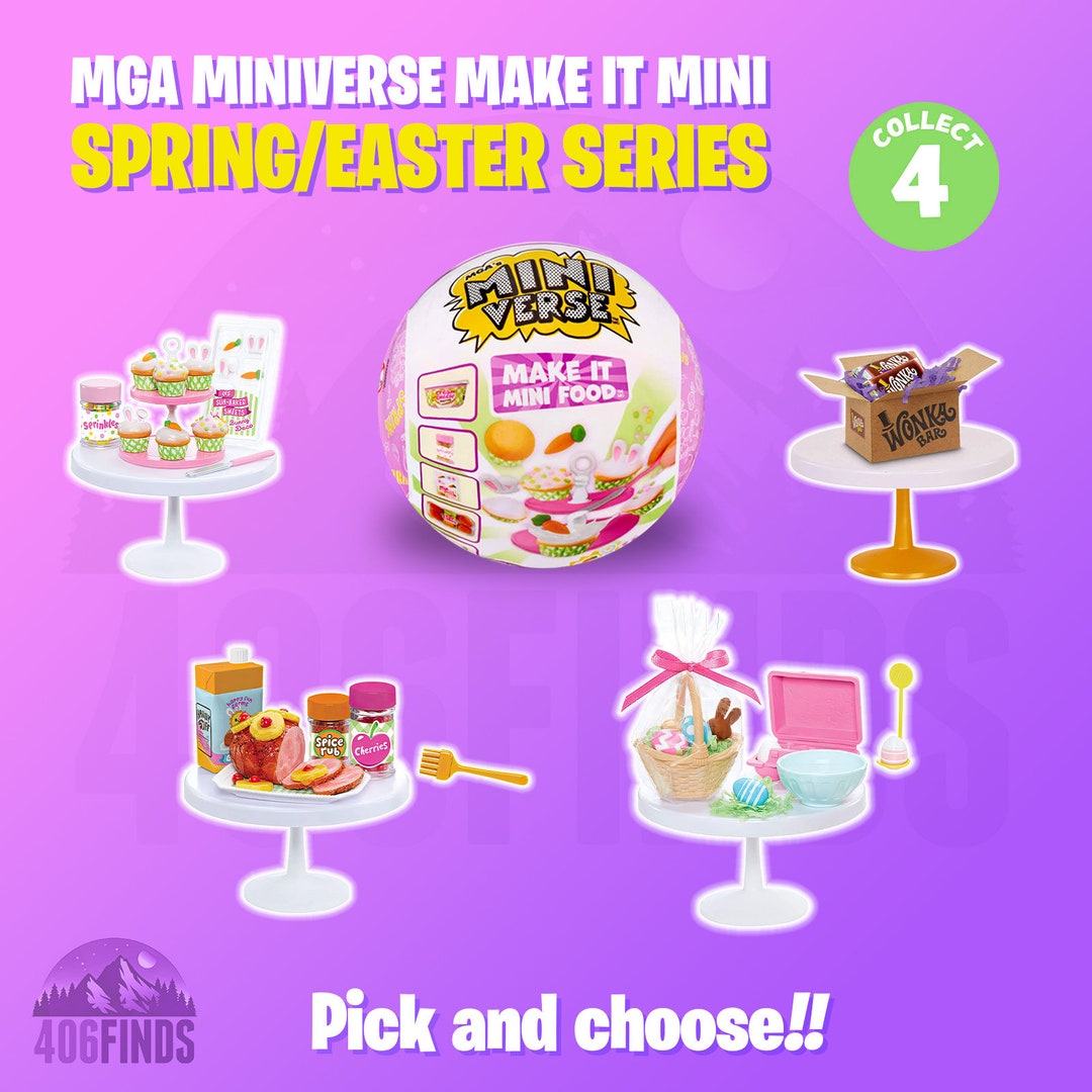 MGA Miniverse Make It Mini Food SPRING EASTER Craft Kits You Pick - Etsy