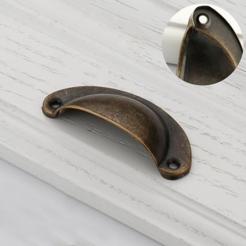 2.5 Retro Cup Bin Pulls Drawer Pull Vintage Cup Handles | Etsy