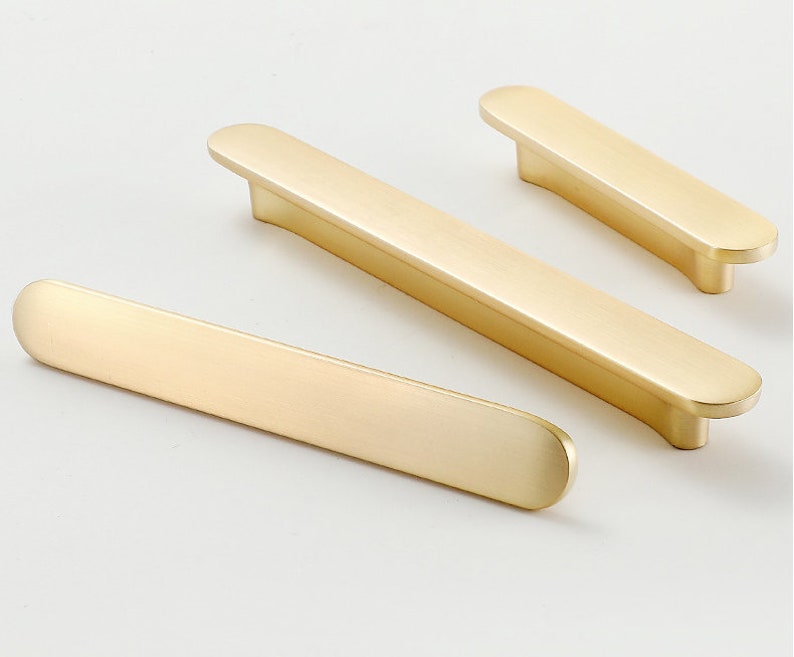 Modern Design Gold Drawer Wardrobe Pulls Black Dresser Knobs - Etsy