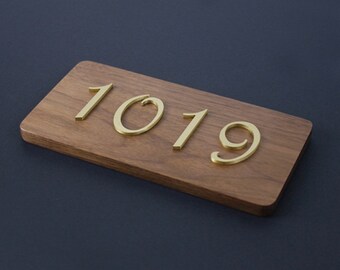Brass Address Numbers - Etsy