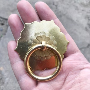 Antique Bronze Drop Ring Hanldes Drawer Pulls Handle Knobs Dresser Knob ...