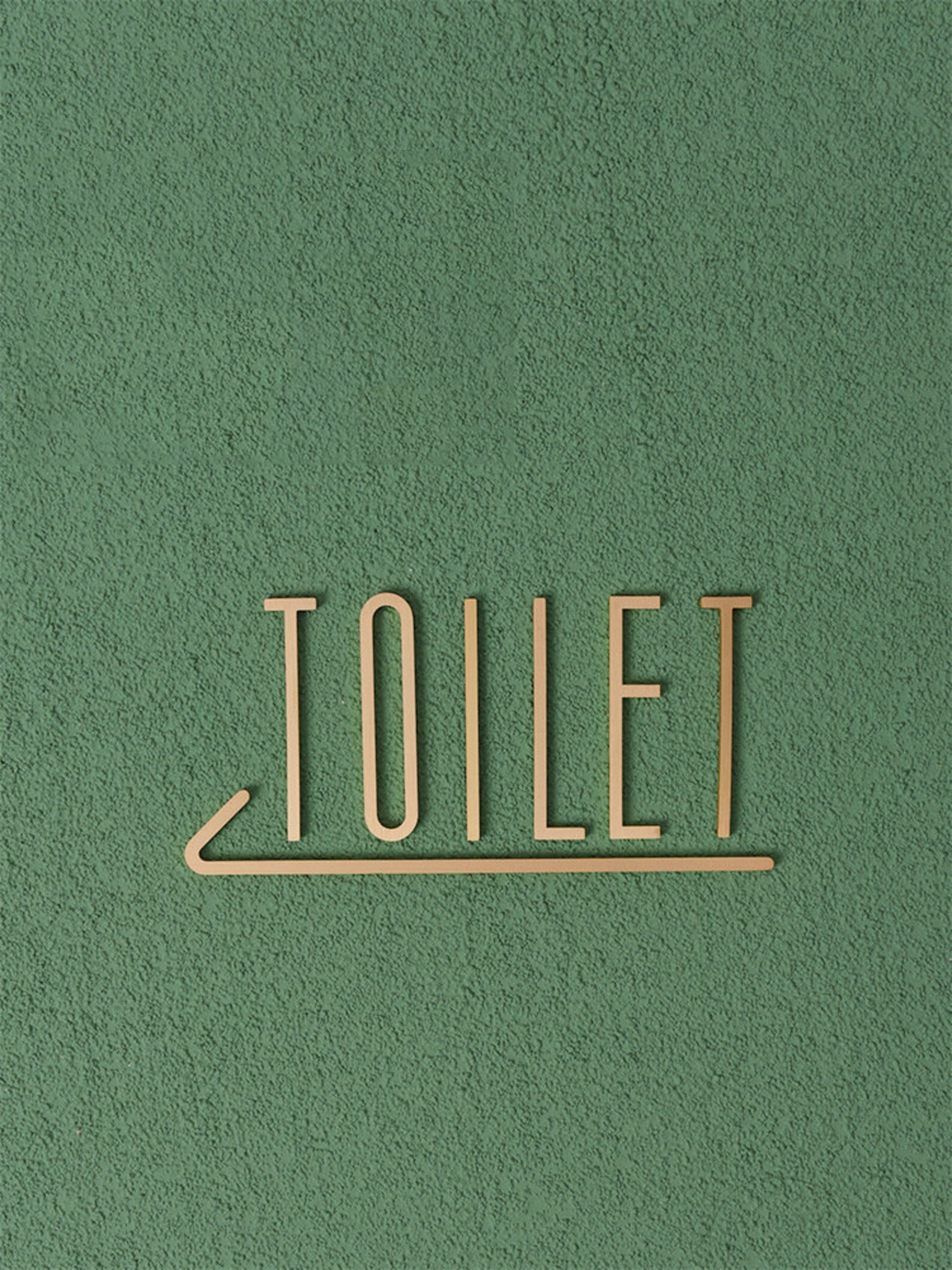 Gold Bathroom Sign Male and Female Toilet Sign Brass - Etsy UK