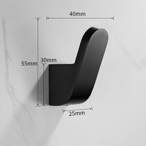 Modern Solid Brass Hook, Gold Silver Black Coat Hook, Heavy-duty Wall ...