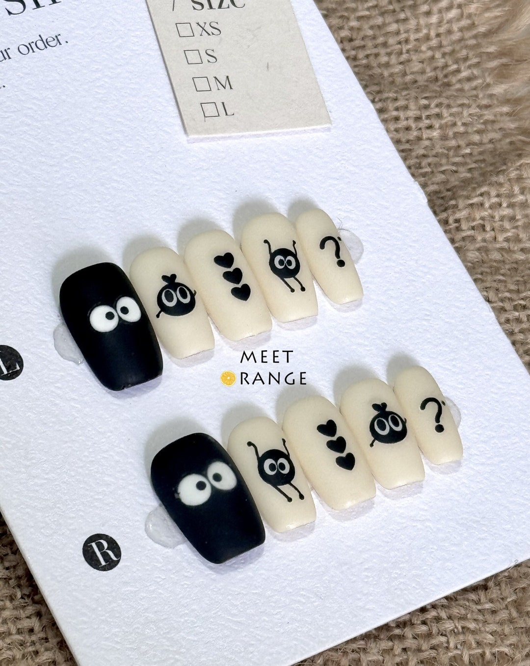 13 - Kawaii Nails | Cute Cartoon Nails | Press on Nails | Handmade ...