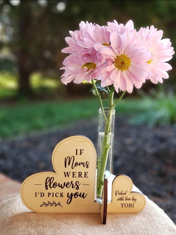 Customizable Heart Stand With Vase flowers Not Included | Etsy