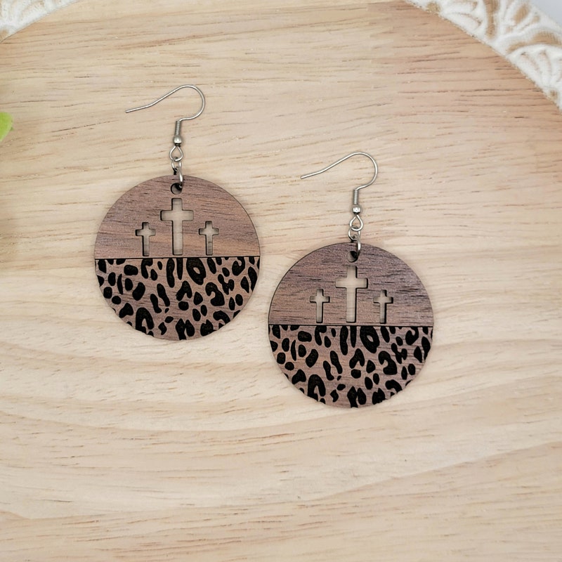 Easter Cross Earrings - Etsy