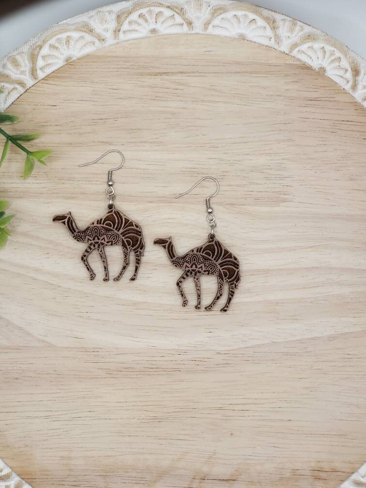 Camel Earrings Camel Dangles Camel Gifts Camel Earrings for - Etsy UK