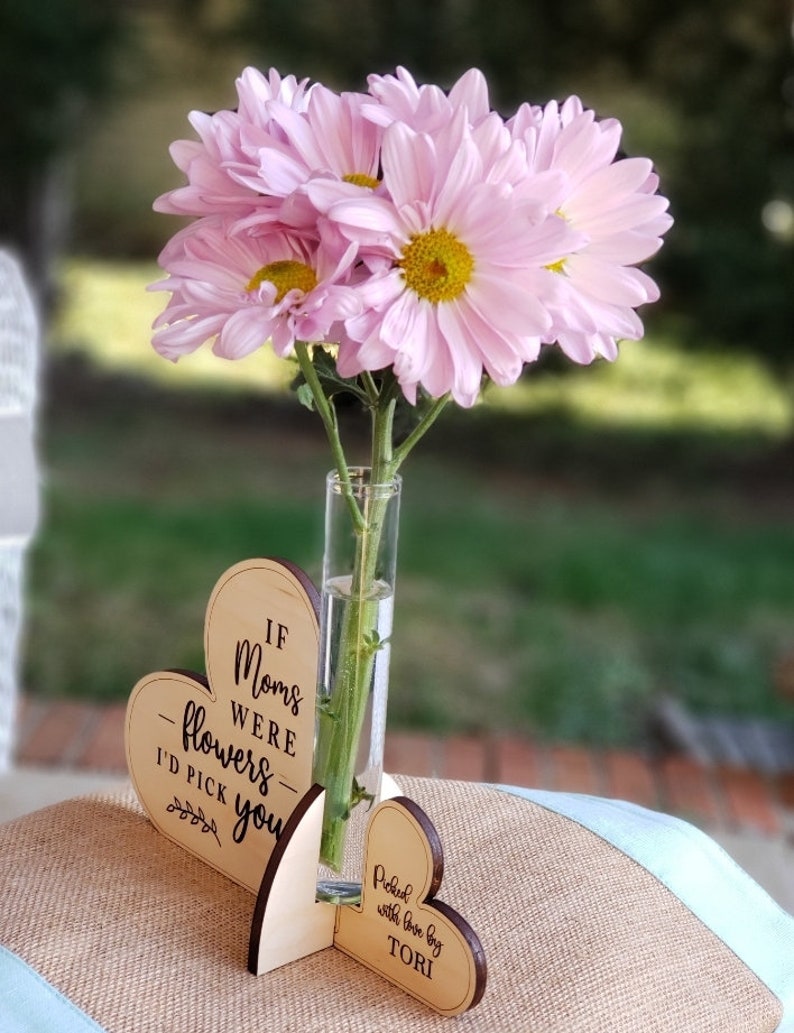 Customizable Heart Stand With Vase flowers Not Included | Etsy