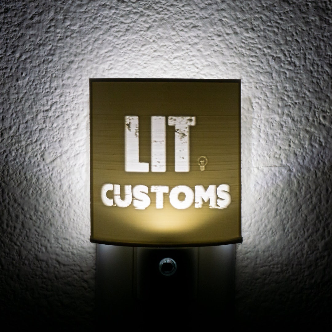 CUSTOM Lithophane Night Light - Etsy