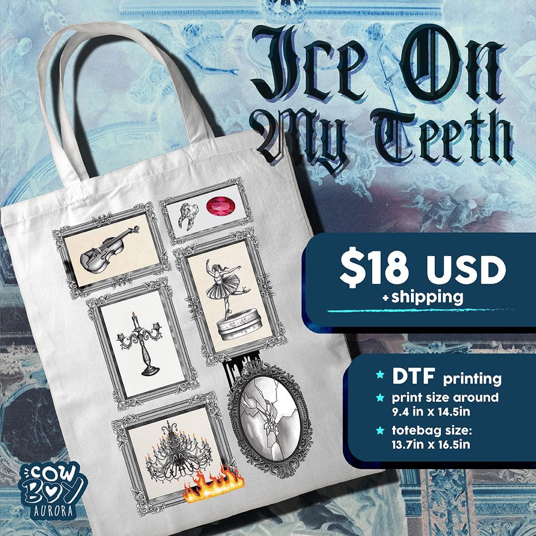 ATEEZ Ice on My Teeth Totebag - Ateez Merch, Kpop Merch, Kpop Tote Bag ...