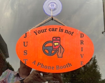 Suction Cup Car Sign - Etsy