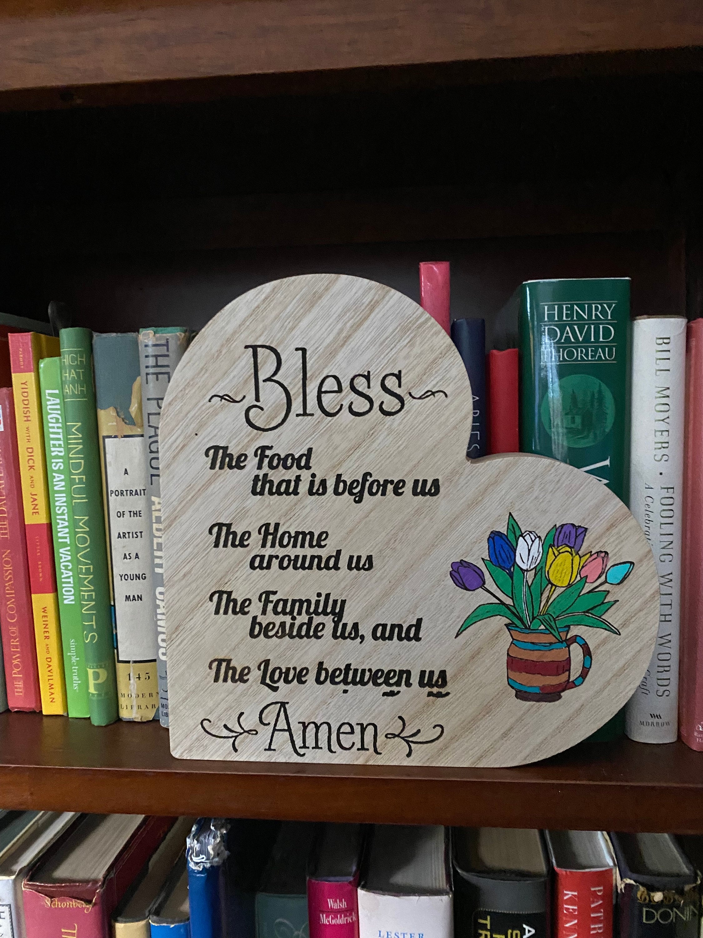 Home Blessing Freestanding Block, Bless the Food That is Before Us ...