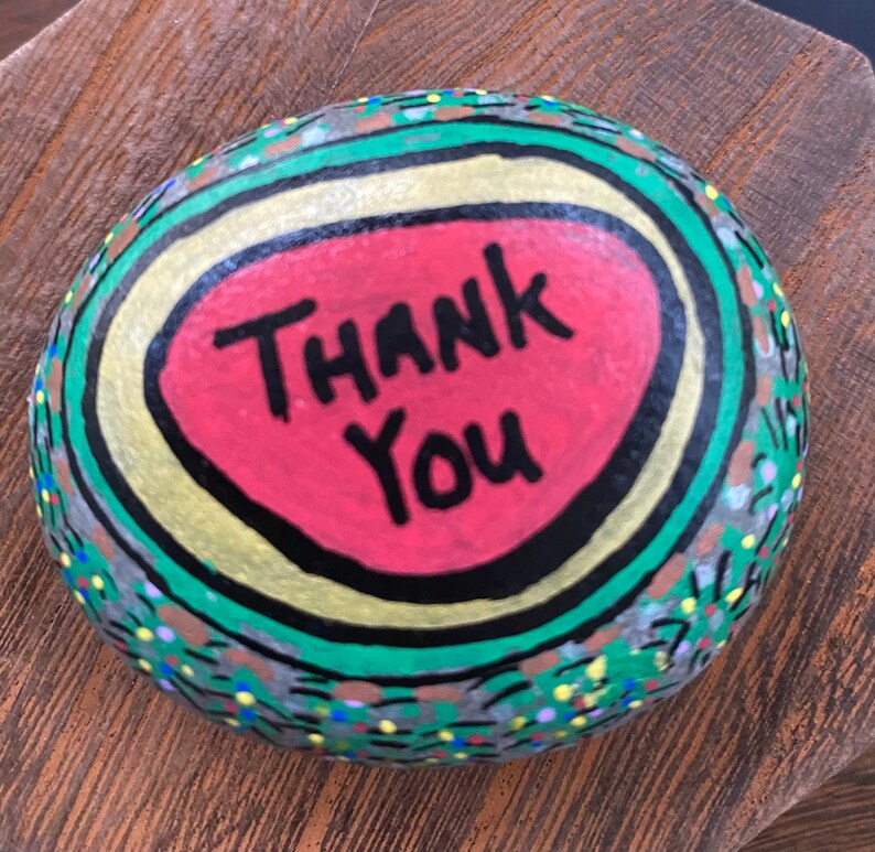 Thank You Rocks Thank You Thanks Gracias Rocks Someone | Etsy