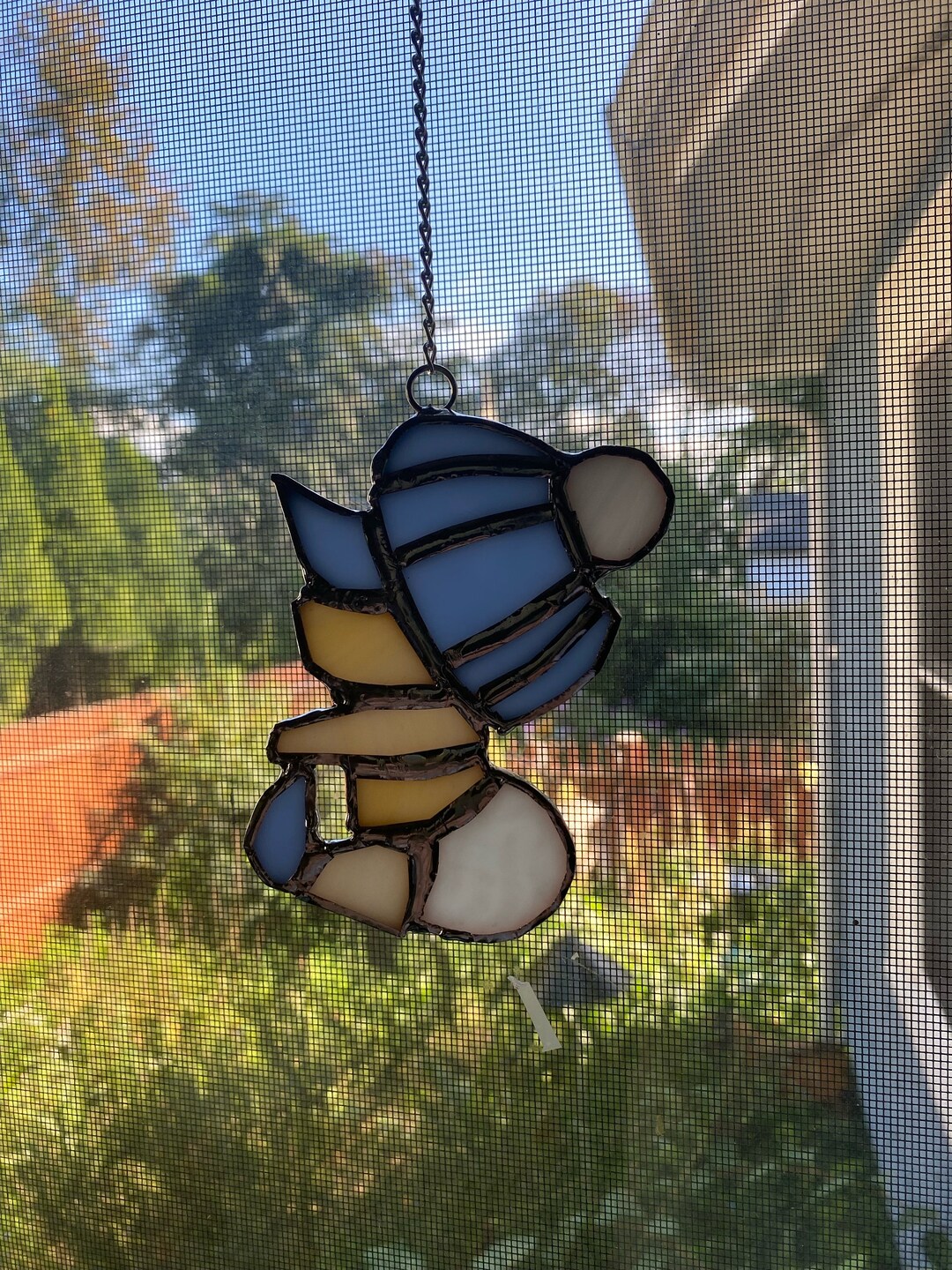 Stained Glass Baby Ornament Suncatcher, Window Decoration, Baby Gift ...