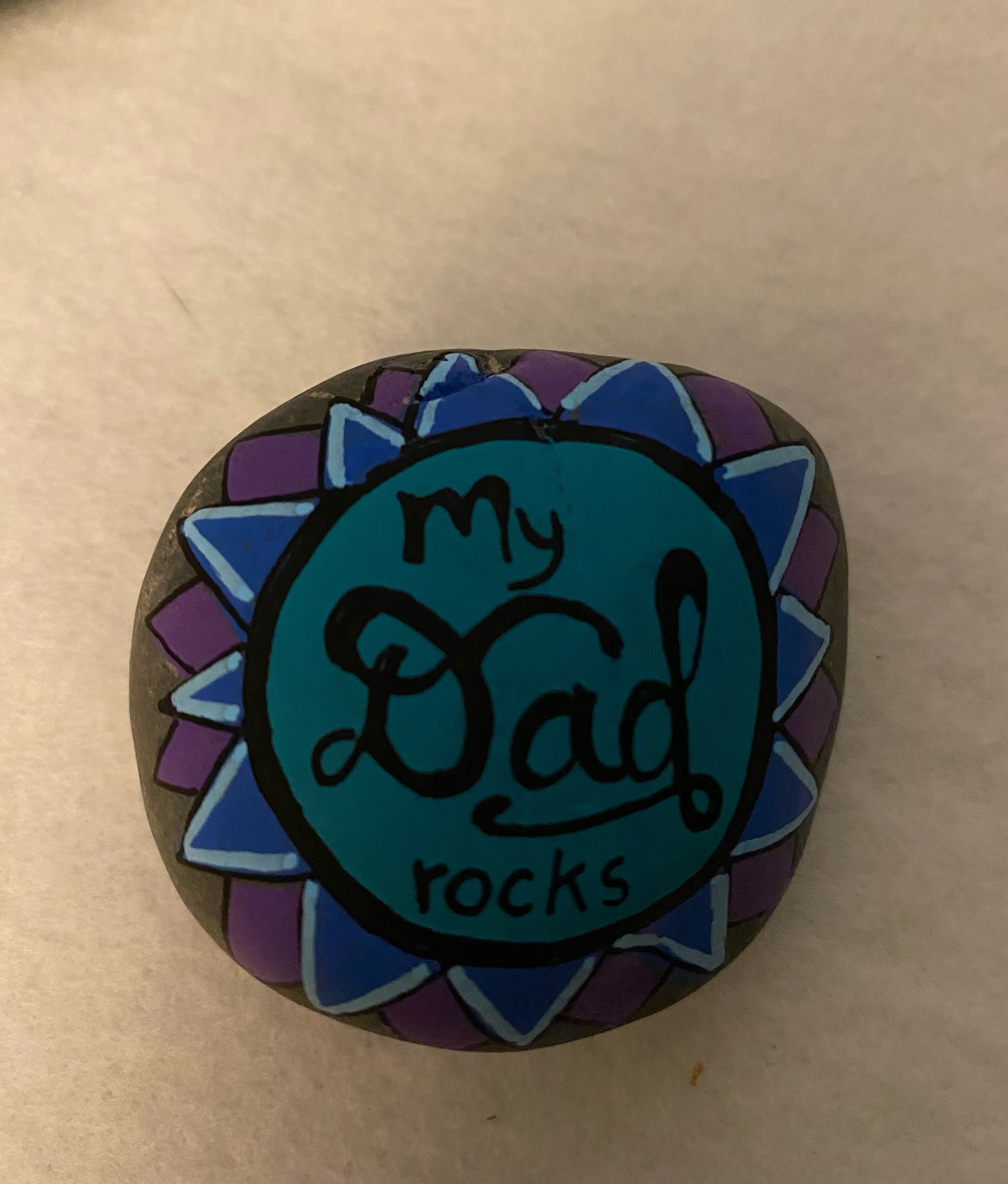 Dad Rocks / Rocks for Dad / Unique / Gift / Celebration / Pops - Etsy