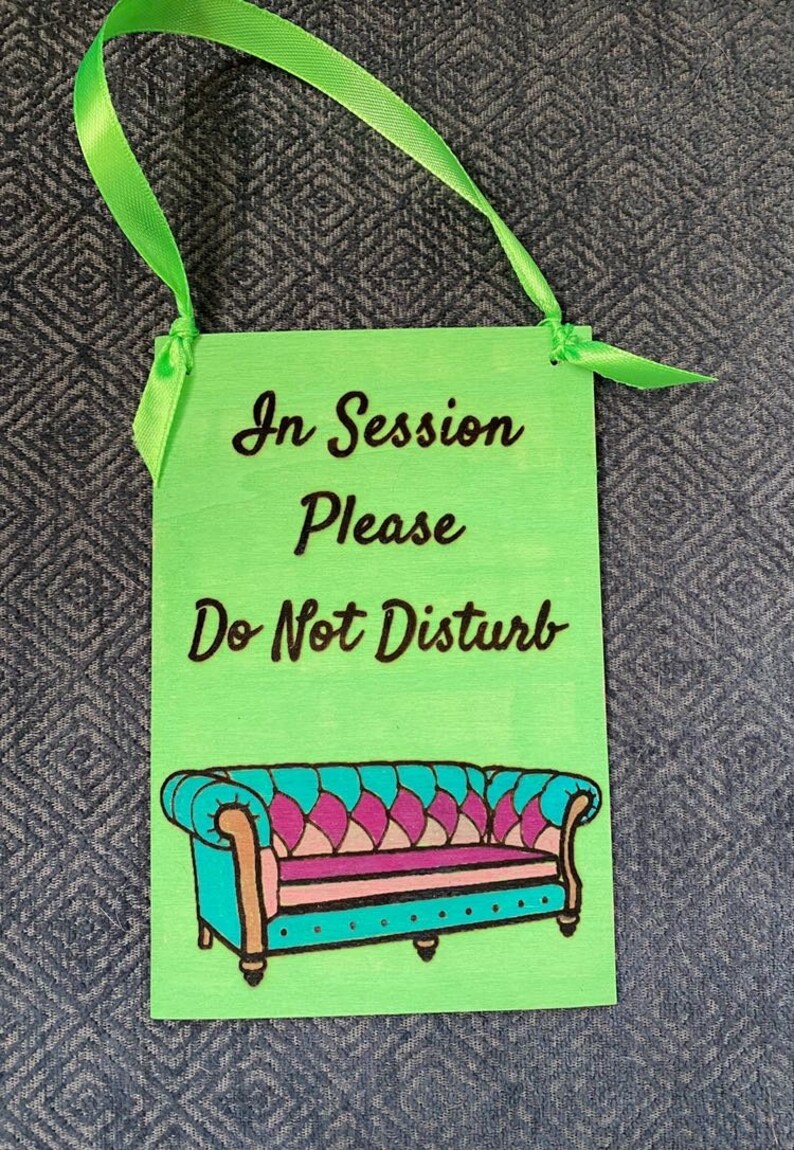 In Session Sign Welcome Sign Double Sided Door Sign - Etsy