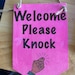 In Session Door Sign, Welcome Door Sign, Double Sided Door Sign ...