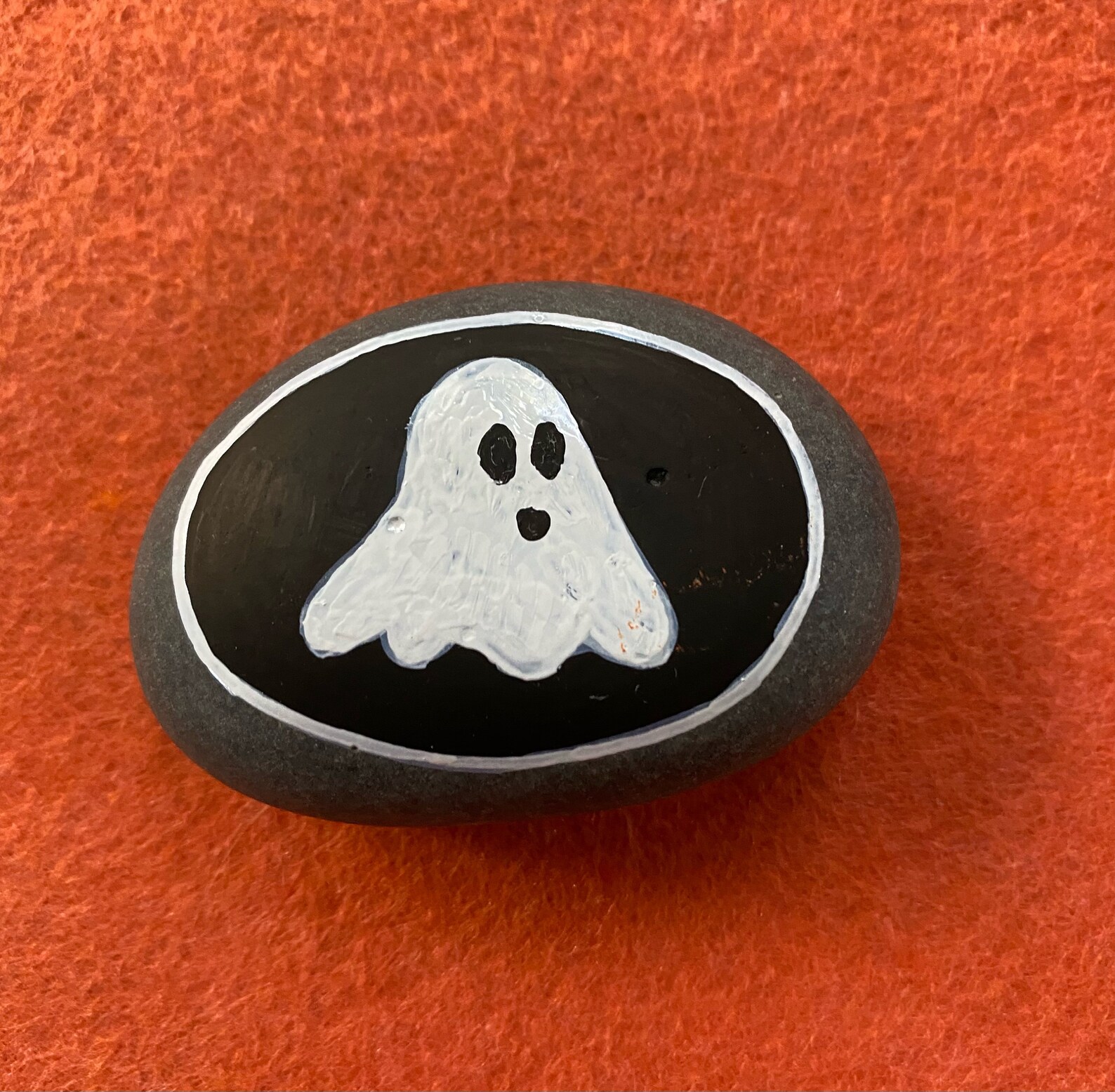 Halloween Rocks / Holiday / Gift / Whimsical Rock / Hand Painted Rocks ...