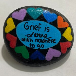 Grief and Loss Rocks/ Remembrance Rocks/grief Rocks/ Sympathy Rocks ...