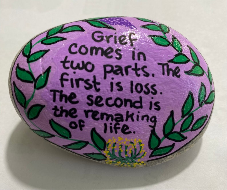Grief and Loss Rocks/ Remembrance Rocks/grief Rocks/ Sympathy Rocks ...