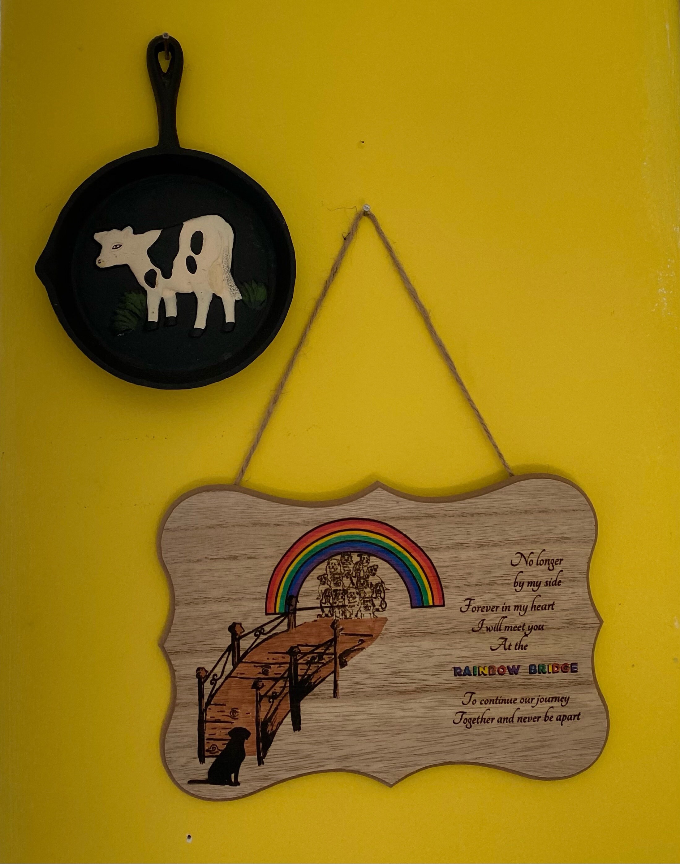 Rainbow Bridge Plaque Dog Memorial Cat Memorial Memorial - Etsy