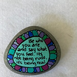 Mental Health Rocks, Healthy Rocks, Let It Go, Survivor, You Are Enough ...