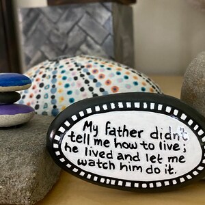 Dad Rocks / Rocks for Dad / Unique / Gift / Celebration / Pops ...